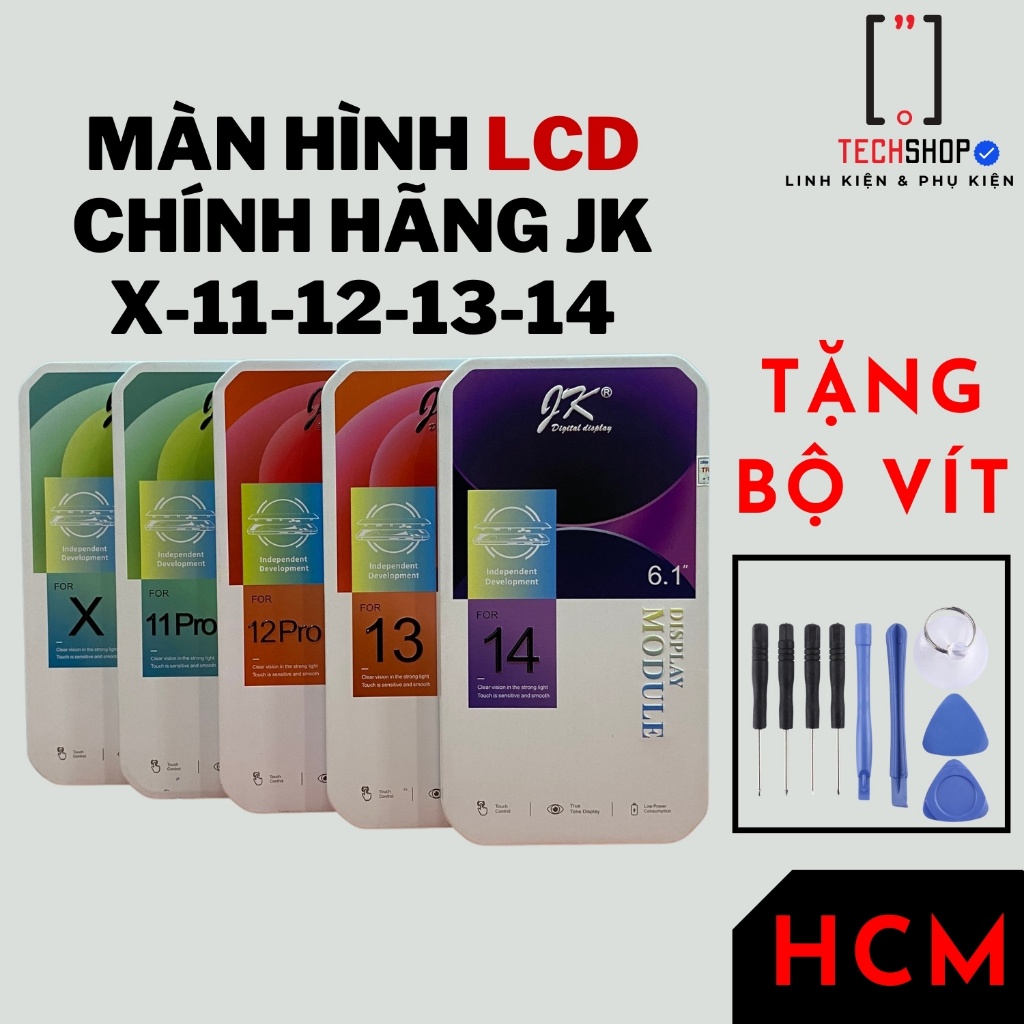 [Tặng vít] Màn hình JK LCD chính hãng tương thích cho X/XR/XS/XSM/11/11PRO/12/12PRO/12PRM/13/14 ...