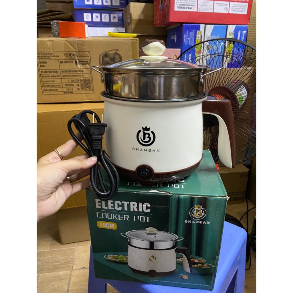 NỒI ĐA NĂNG 1,8L SHANBAN CÓ XỬNG HẤP | Shopee Việt Nam
