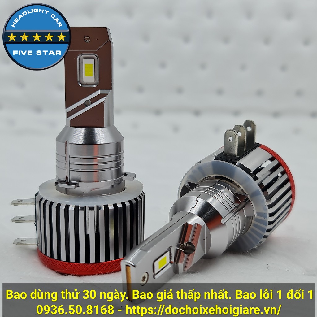 FIVE STAR Bóng Đèn Pha Led H15 Tăng Sáng Ford Ranger Wildtrak, Mazda 3 ...