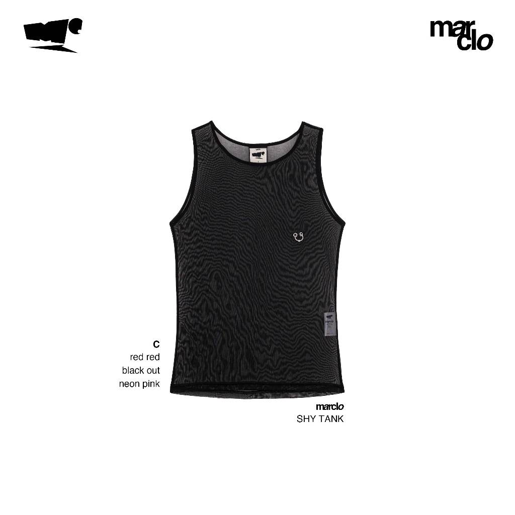 SHY tank - Black - Áo ba lỗ xuyên thấu có khuyên | Shopee Việt Nam