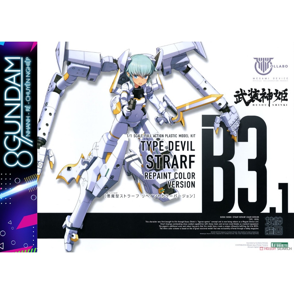 [CÓ SẴN] Mô Hình Lắp Ráp Megami Device B3.1 Type Evil Strarf Repaint ...