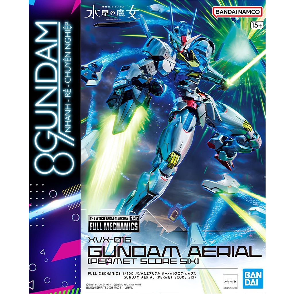 [CÓ SẴN] Mô Hình Lắp Ráp Gundam Full Mechanics FM 1/100 TWFM Aerial ...