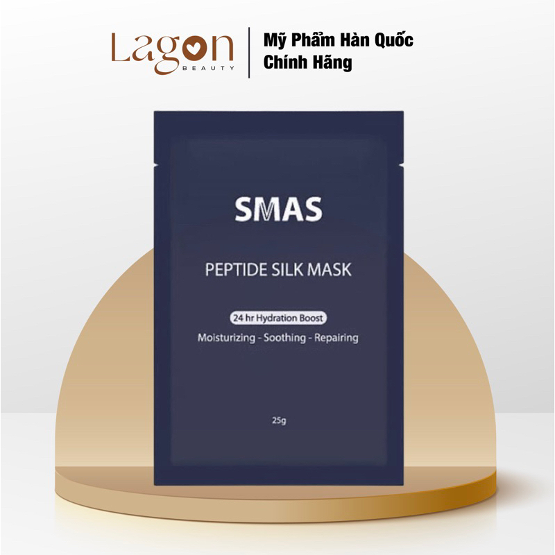 Mặt Nạ SMAS Dưỡng Ẩm Phục Hồi Làm Dịu Da Tức Thì SMAS Peptide Silk Mask ...