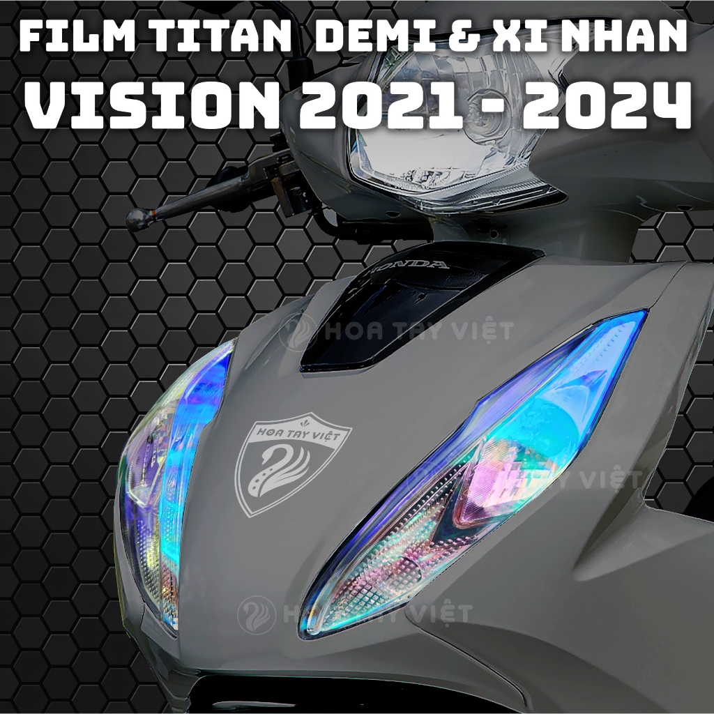 Decal VISION 2021 - 2024 đổi màu DEMI và XI NHAN VISION 2021 - 2024 ...