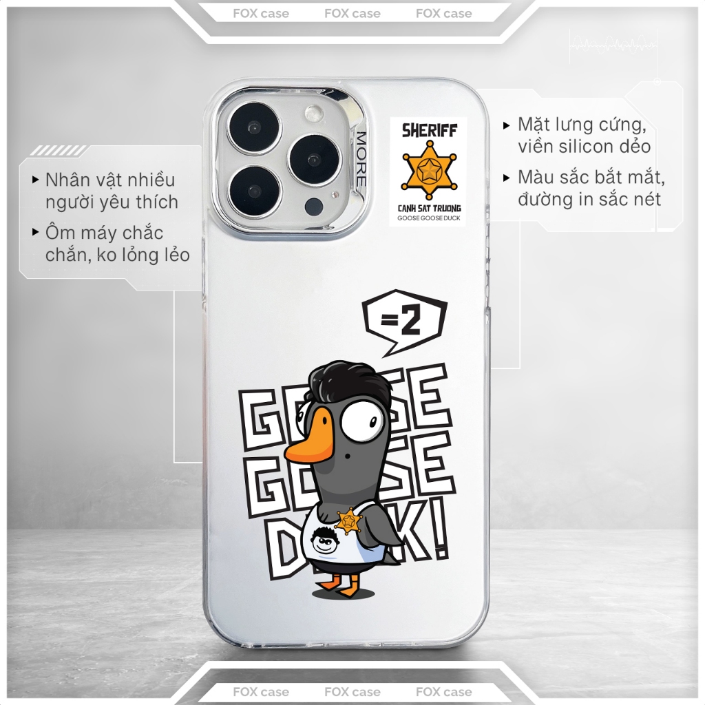 Ốp lưng iPhone Goose Goose Duck Vịt Mixi dành cho iPhone 11/11promax/12 ...