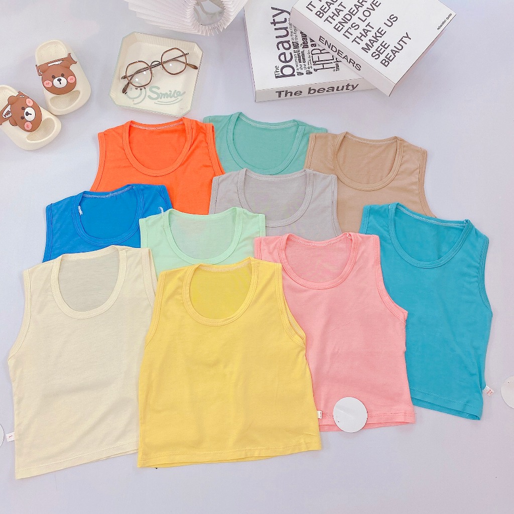 [A208 Mềm Mát, Siêu Rẻ] Áo Ba Lỗ Trơn Minky mon | Shopee Việt Nam