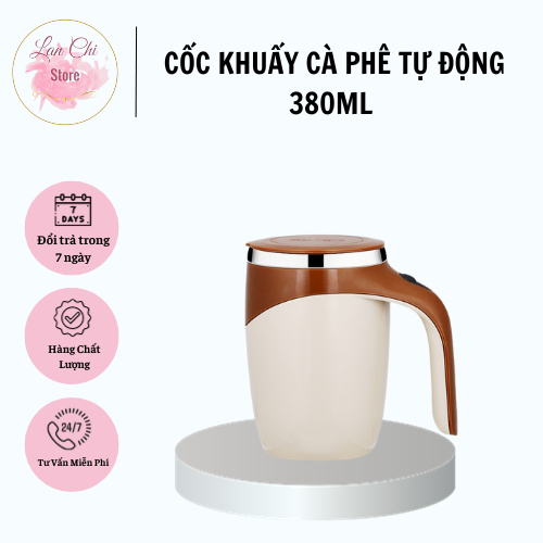 khuấy tự động ly cafe Cốc quay từ tính , inox 304 380ml cốc giữ nhiệt thông minh | Shopee Việt Nam