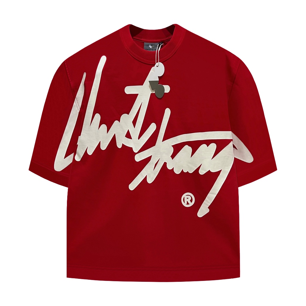ÁO THUN Boxy đỏ LS Short Tee CHUOTTRANG | Shopee Việt Nam