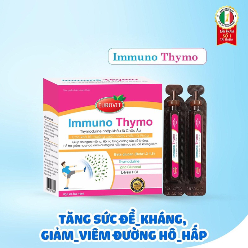 Immuno Thymo Eurovit Tăng Cường Sức Đề Kháng,Giúp Trẻ Ăn Ngon,Tiêu Hóa ...