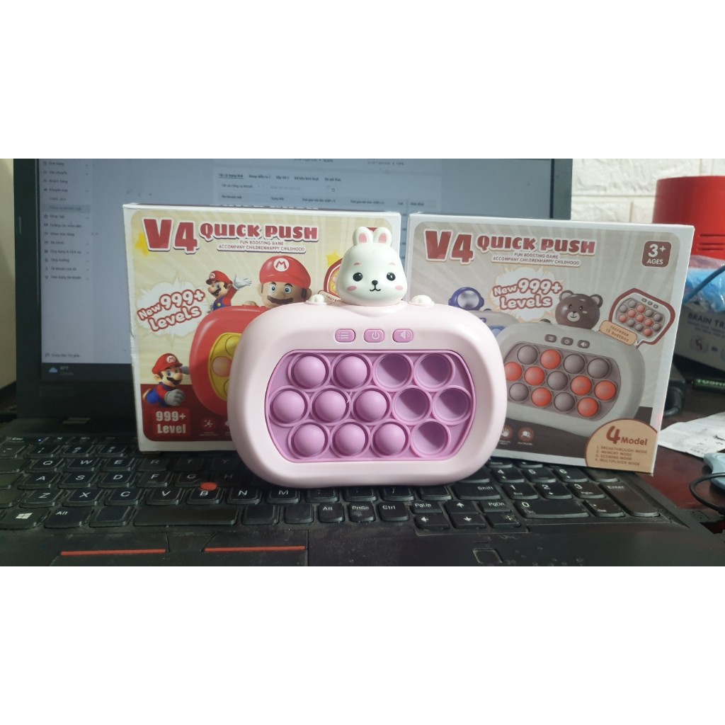 Máy Chơi Điện Tử Pop It,bopit Thế Hệ Mới Đồ Chơi Bóp Bóp Hình cua Có ...