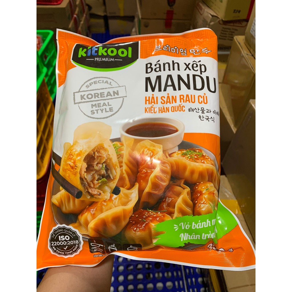 [Hỏa tốc HCM] Mandu hải sản rau củ KitKool (10 cái / 350g / Gói ...