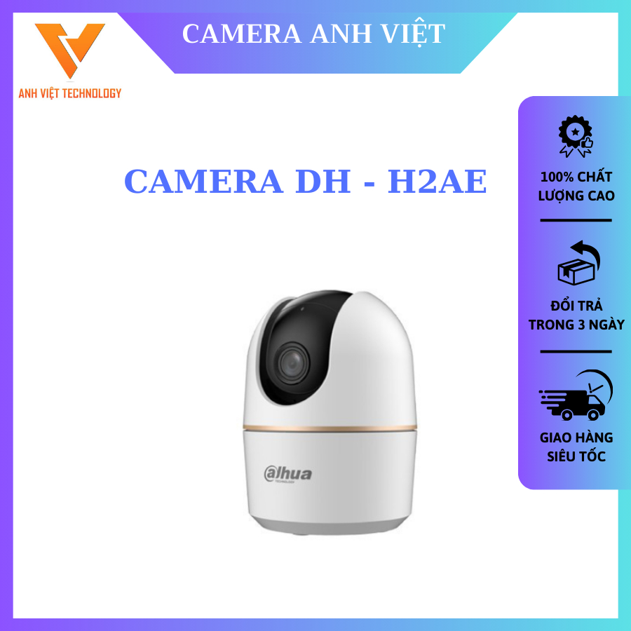 Camera ip wifi ngoài trời Dahua DH-H2AE hống nước xoay 360 độ, báo động ...