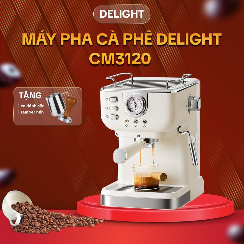 Máy pha cà phê Espresso tự động Delight CM3120 Cho Gia Đình Văn Phòng ...