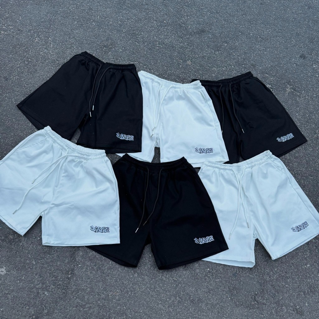 Quần short trên gối Fafic studio hình thêu graphic 01 chất kaki cotton ...