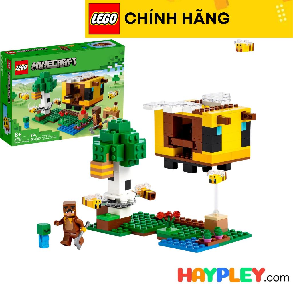 LEGO Minecraft 21241 Ngôi Nhà Ong | Shopee Việt Nam