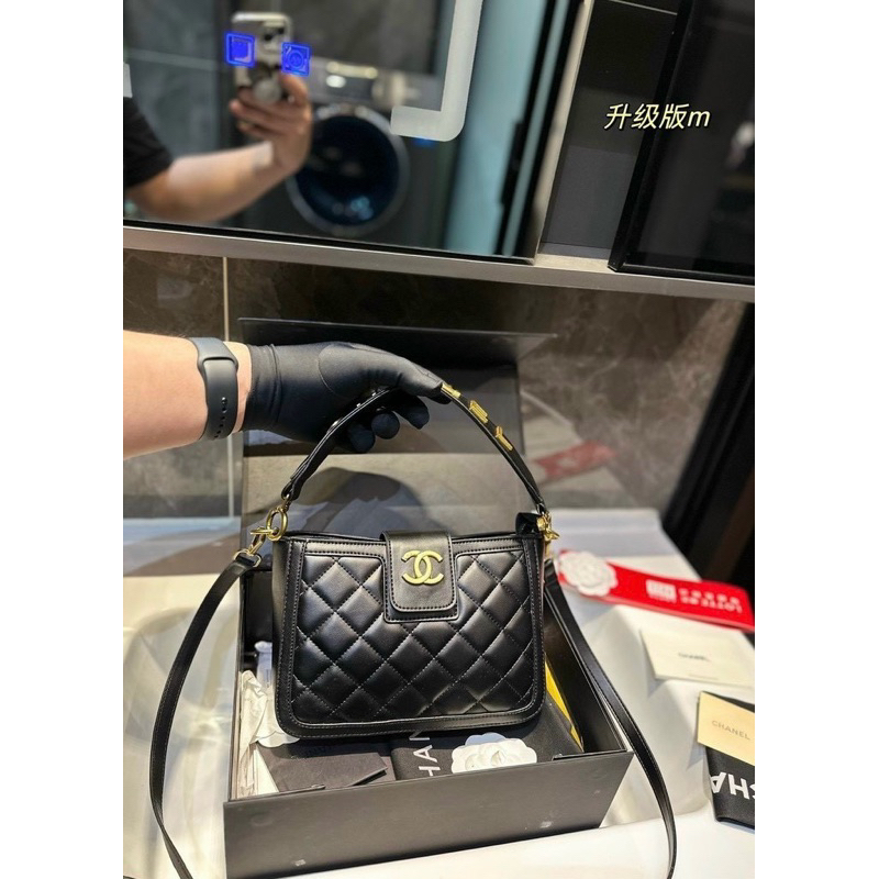 [hàng sẵn] Túi CN 22A MINI LOGO SUPER fullbox vip | Shopee Việt Nam