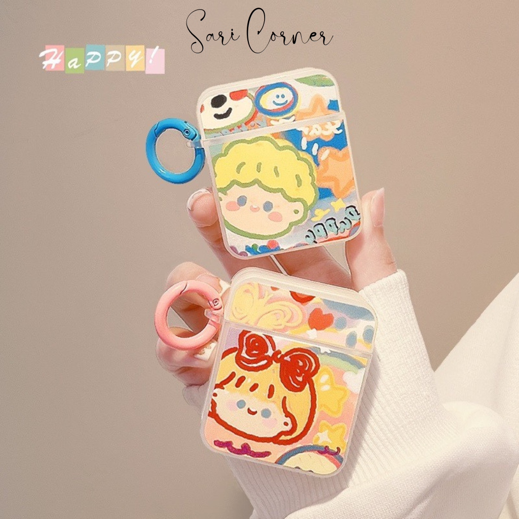 Case AIRPOD Pro 3 2 1 hoạt hình bảo vệ tai nghe không dây bluetooth ...