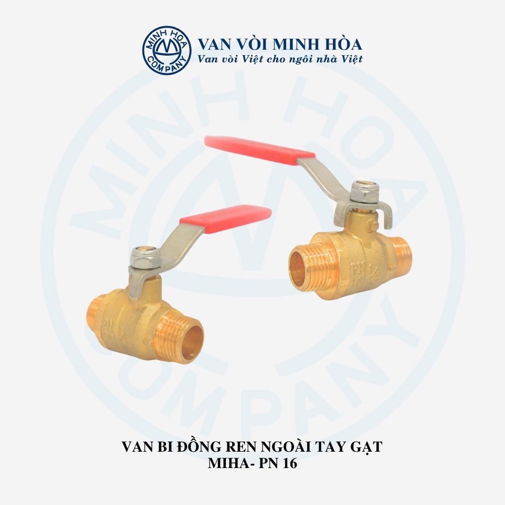 Van bi MIHA - PN16, van tổng ngắt khoá nguồn nước đóng mở nhanh, dễ sử ...