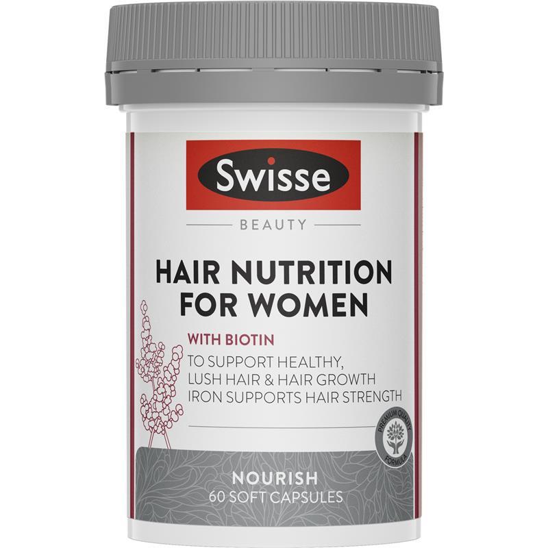 Viên Uống Hỗ Trợ Dưỡng Tóc, Mọc Tóc Dành Cho Nữ Swisse Hair Nutrition ...