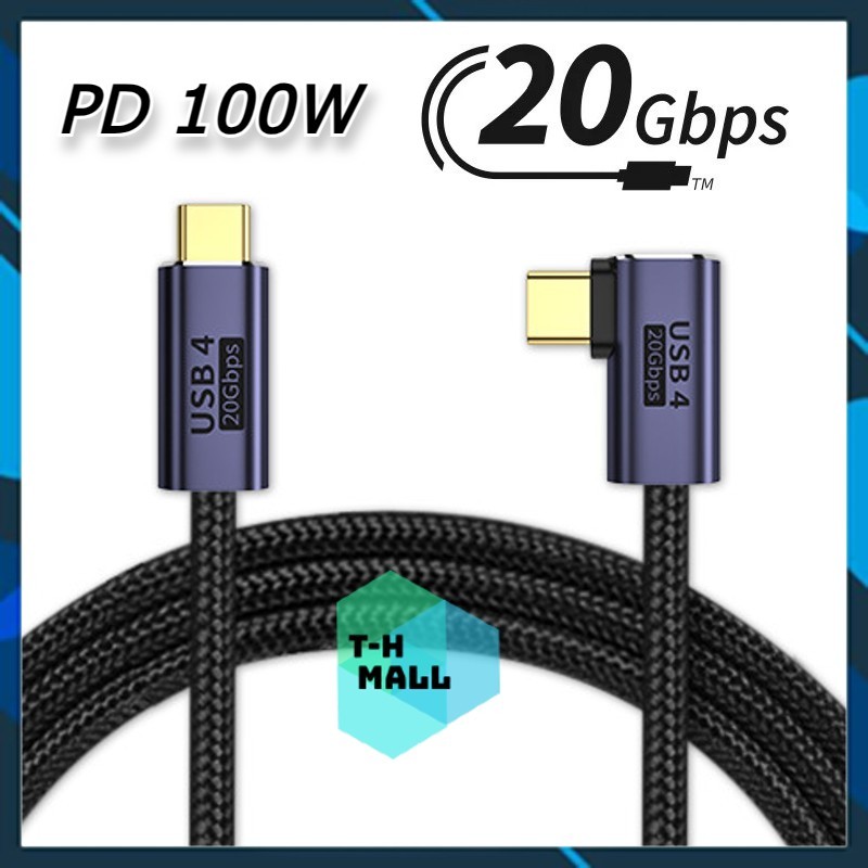 [ 20Gbps ] Dây Cáp Sạc Nhanh PD 100W 20V USB 4 Type C 3.2 thunderbolt 20Gbps 4K 60Hz Thunderbolt ...