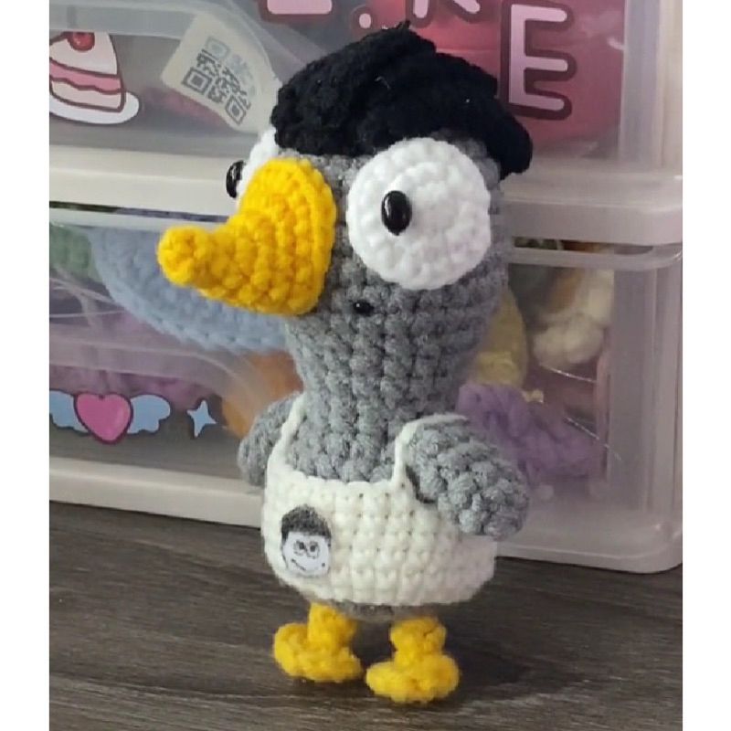 (Hàng sẵn) Móc khoá Len Vịt Mixi, móc khoá mixigaming, vịt goose goose ...