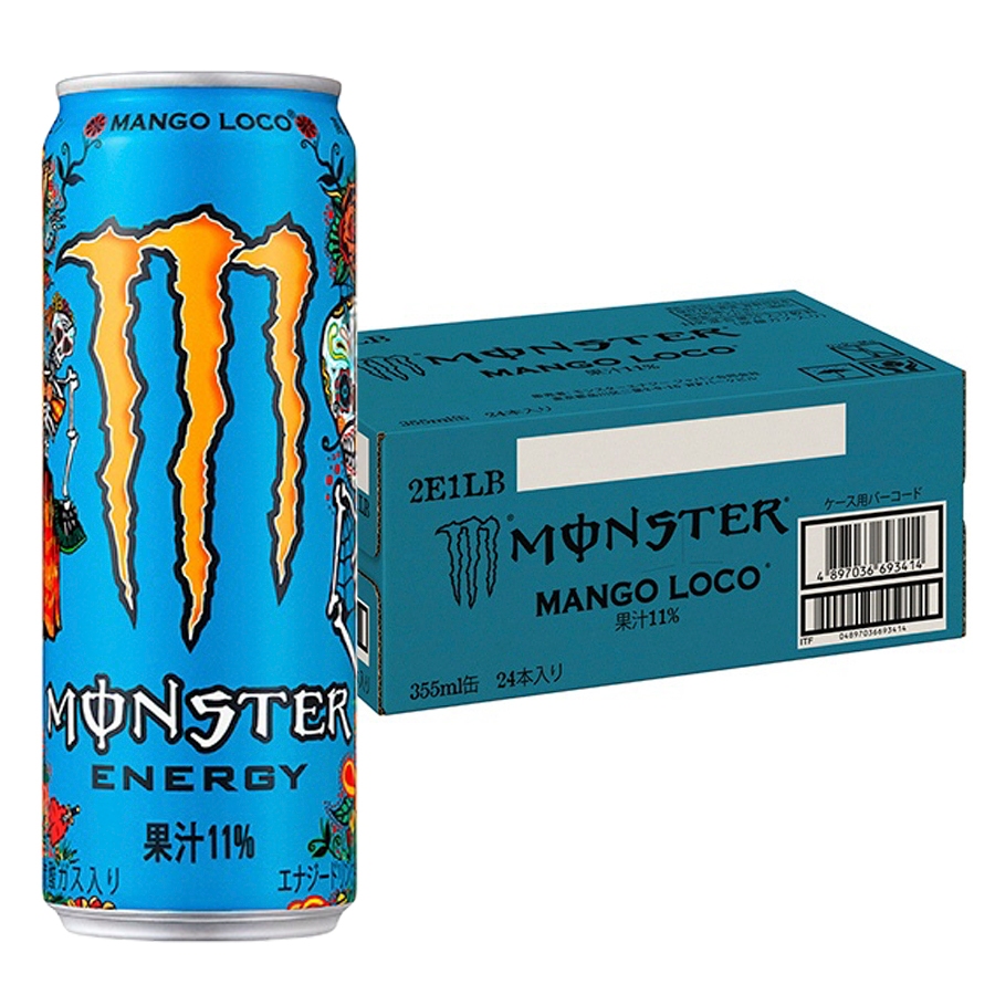Lốc nước tăng lực Mango Loco Monster 355ml (6 Lon) | Shopee Việt Nam