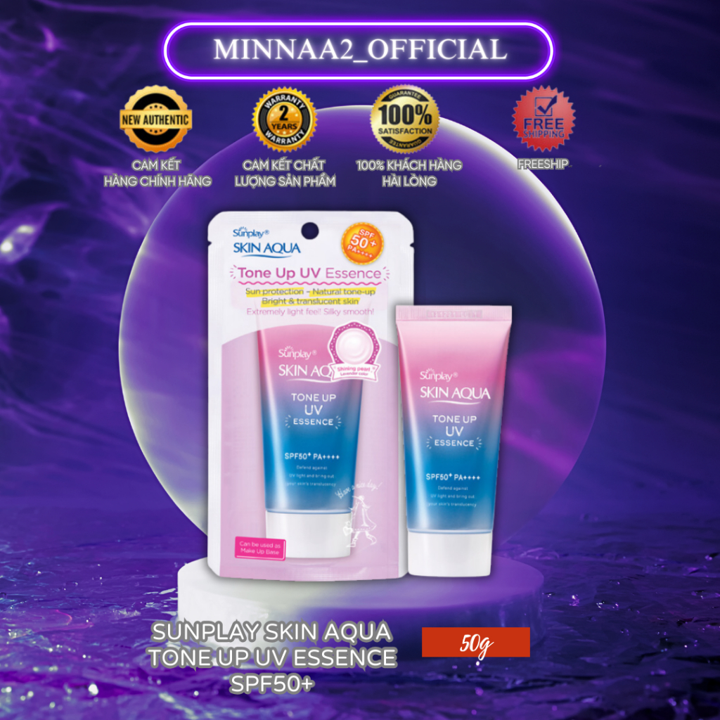 Kem chống nắng nâng tông Rohto Skin Aqua Tone Up UV SPF 50+/PA++++ 50g | Shopee Việt Nam