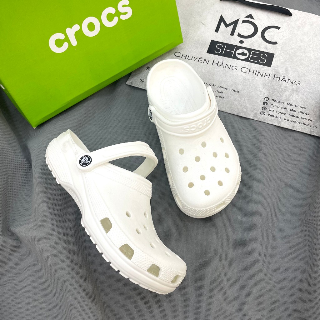 [CHÍNH HÃNG] - CLOG UNISEX CROCS BAYA - WHITE - CODE: 10126-100 ...