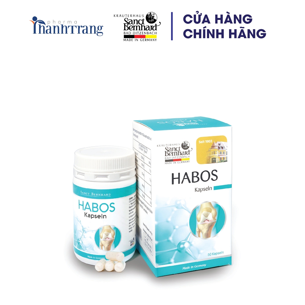 Viên uống bổ khớp Habos Kapseln 60v- Sanct Bernhard | Shopee Việt Nam