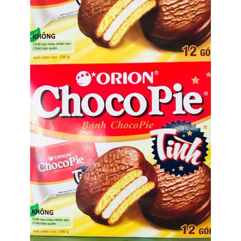 Bánh Choco Pie Orion Hộp 12 cái 396g | Shopee Việt Nam