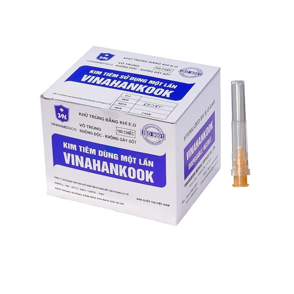 Hộp 100 đầu kim lấy th.uốc 18G Vinahancook | Shopee Việt Nam