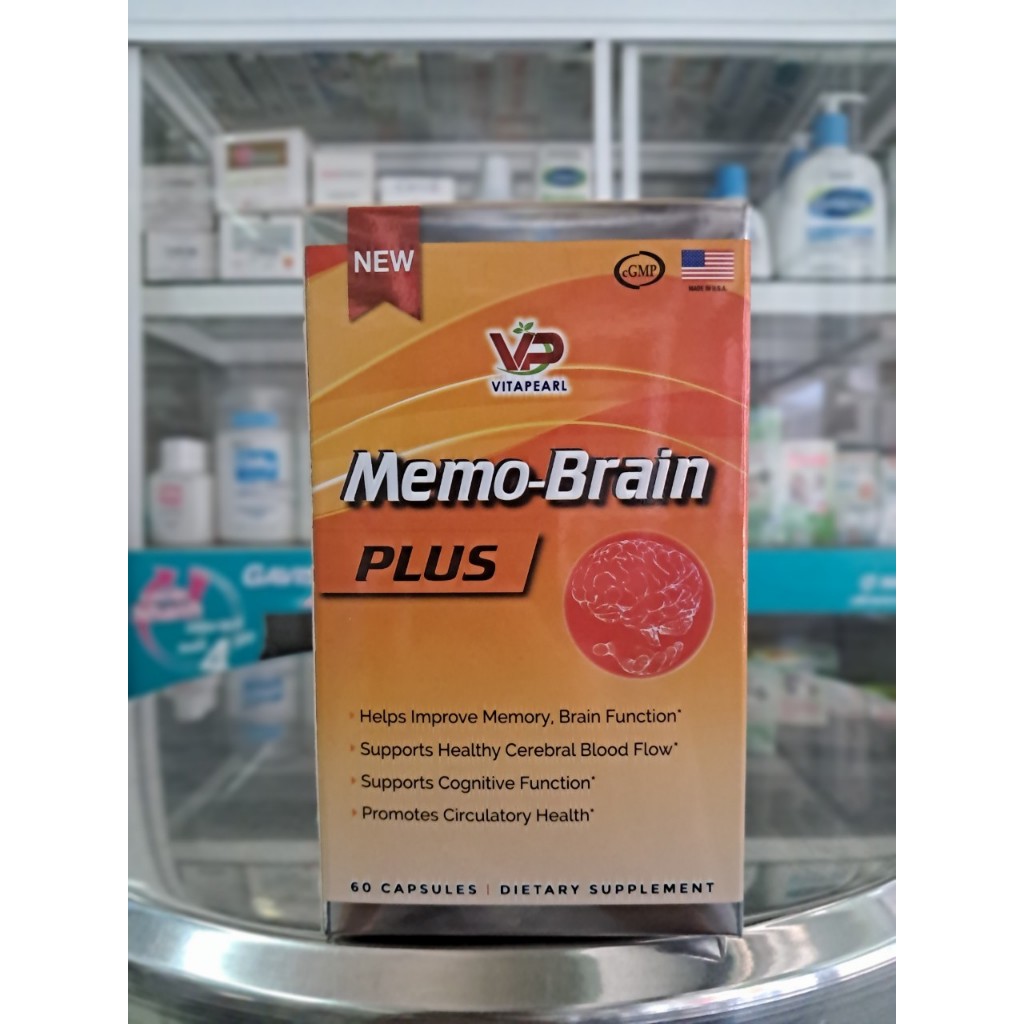 MEMO-BRAIN PLUS - Hỗ trợ giảm triệu chứng suy giảm trí nhớ do thiếu ...