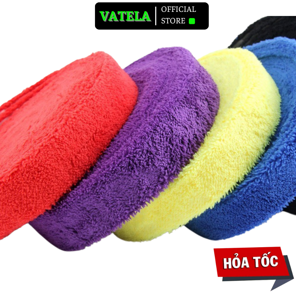 Quấn cán vợt cầu lông AMUSI 10m Quấn cán vải siêu dày VATELA có khả ...