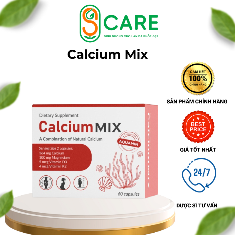 Calcium Mix - Hỗ trợ bổ sung Canxi cho cơ thể | Shopee Việt Nam