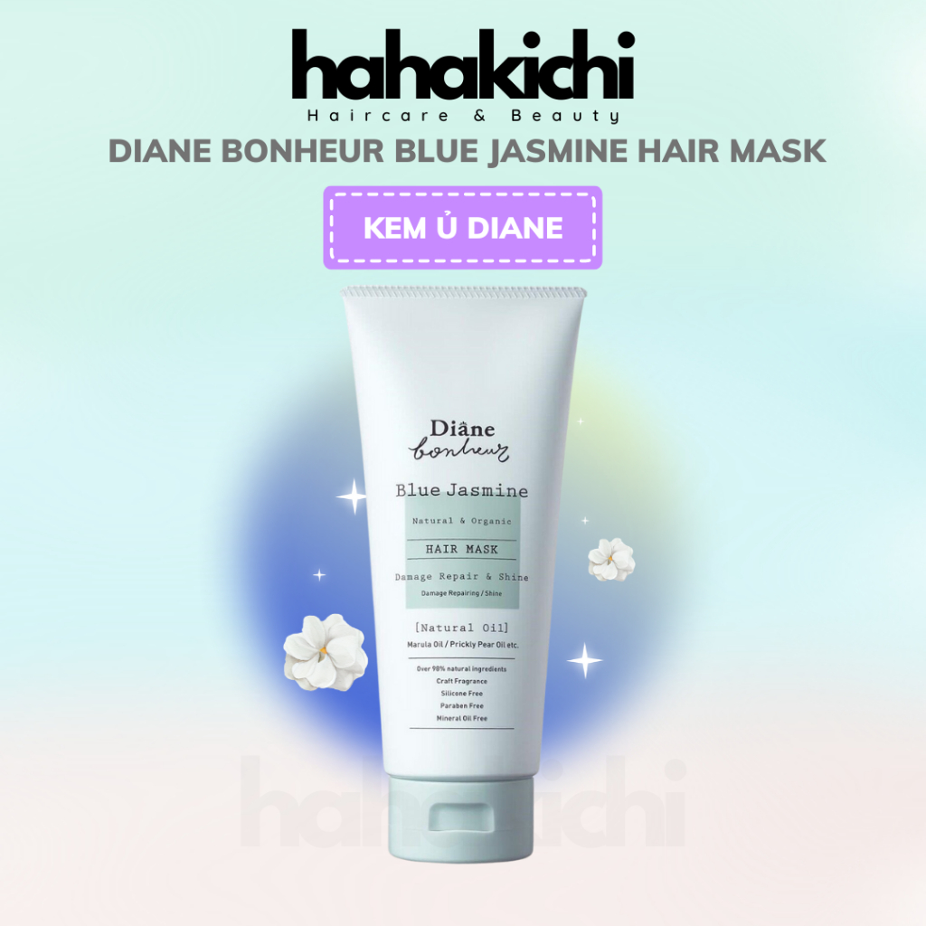 Kem Ủ Tóc Diane Bonheur Blue Jasmine Hair Mask Nhật Bản 150g | Shopee ...