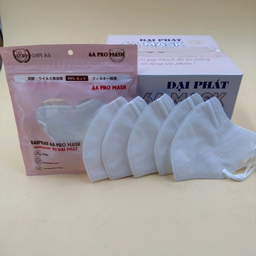 [COMBO 100 CÁI] Khẩu trang 6A Pro Mask 4 lớp chống nắng, kháng khuẩn ...