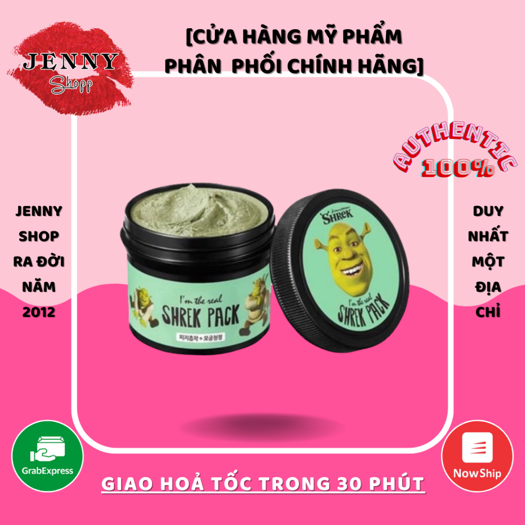Mặt Nạ Đất Sét Olive Young X Dream Works I'm The Real Shrek Pack ...