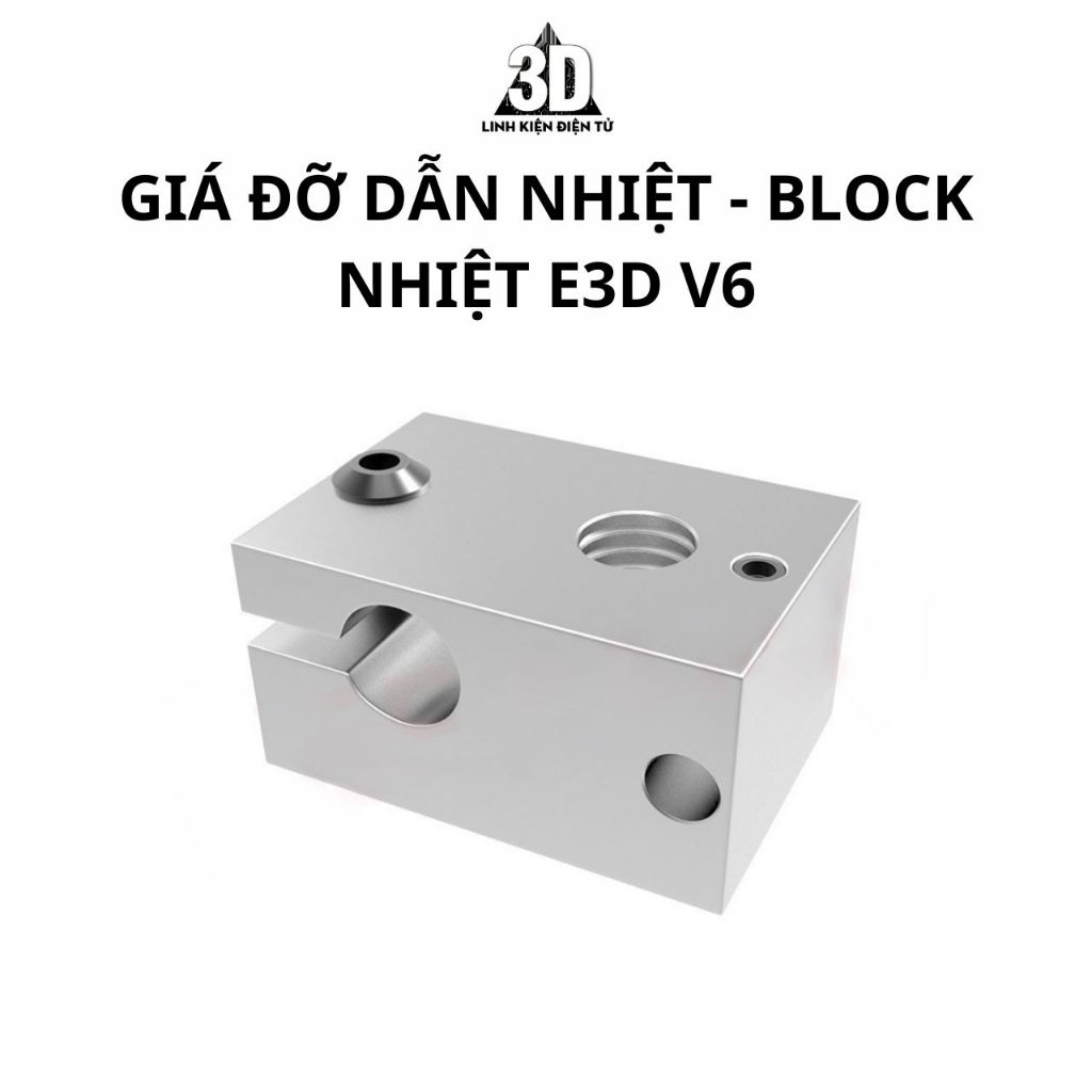 Giá đỡ dẫn nhiệt - Block nhiệt E3D V6 chịu nhiệt cao dành cho máy in 3D ...