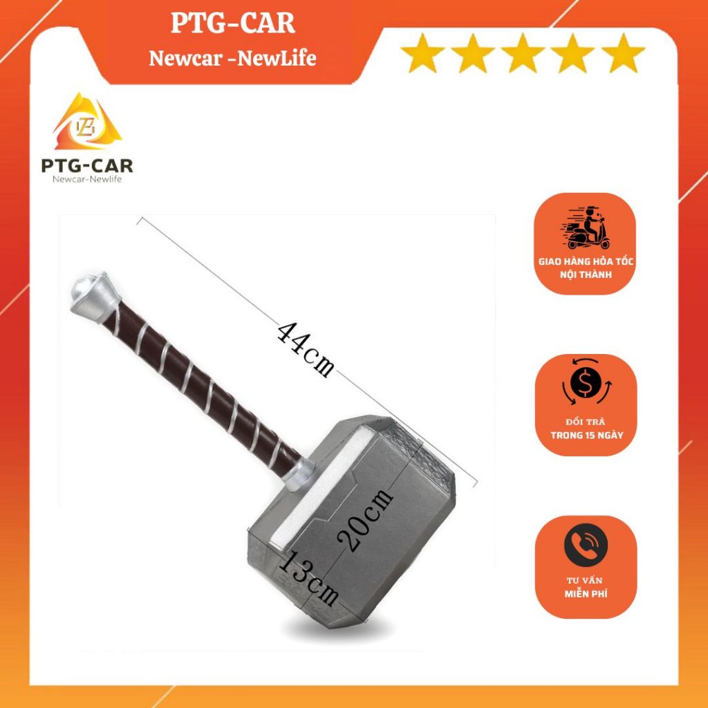 Búa Mjolnir Thor Gắn Nóc Xe Ô Tô Cao Cấp, Búa Của Thần Sấm Thor Bằng ...