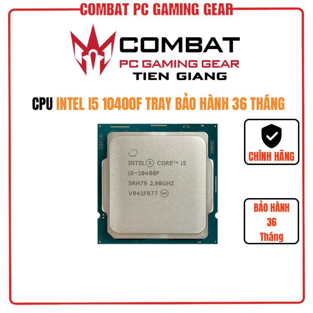CPU Intel Core i5-10400F (Tray - Không Box) - Bảo hành 3 năm | Shopee ...