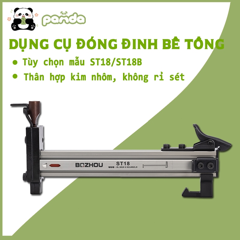 Dụng cụ hỗ trợ đóng đinh bê tông tự động ST18 ST18B , Búa đóng đinh tiện lợi cho kỹ thuật ...