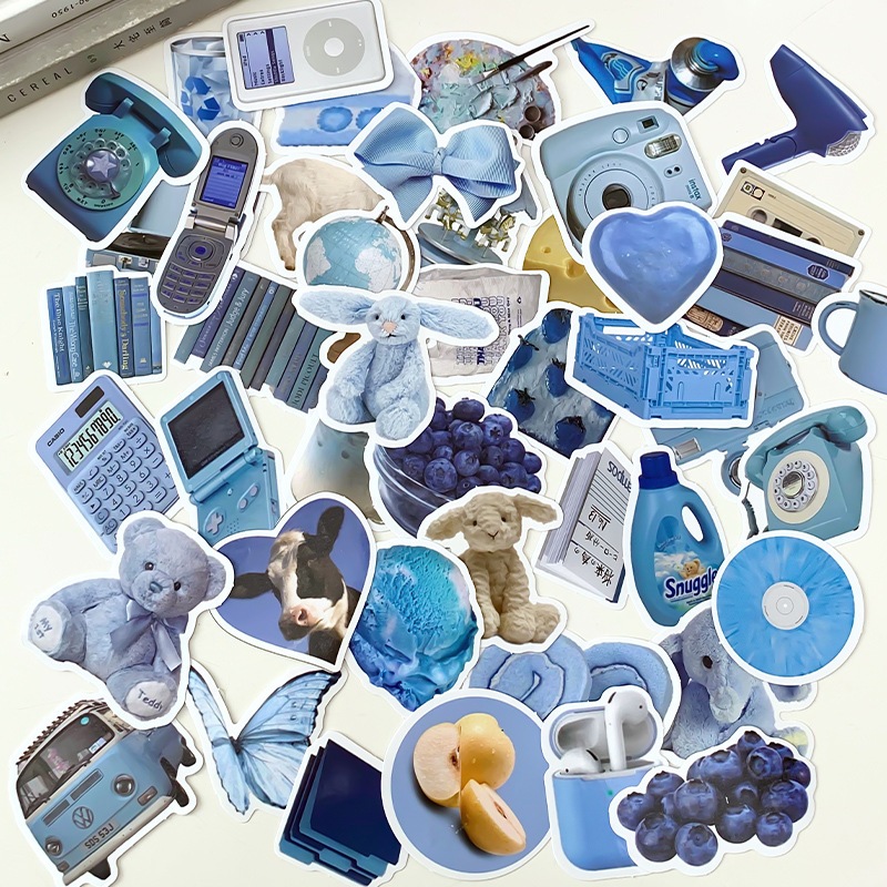 Set 50 Sticker Nhiều Chủ Đề Tem Seal Hình Dán Trang Trí Sổ Giấy Quà ...