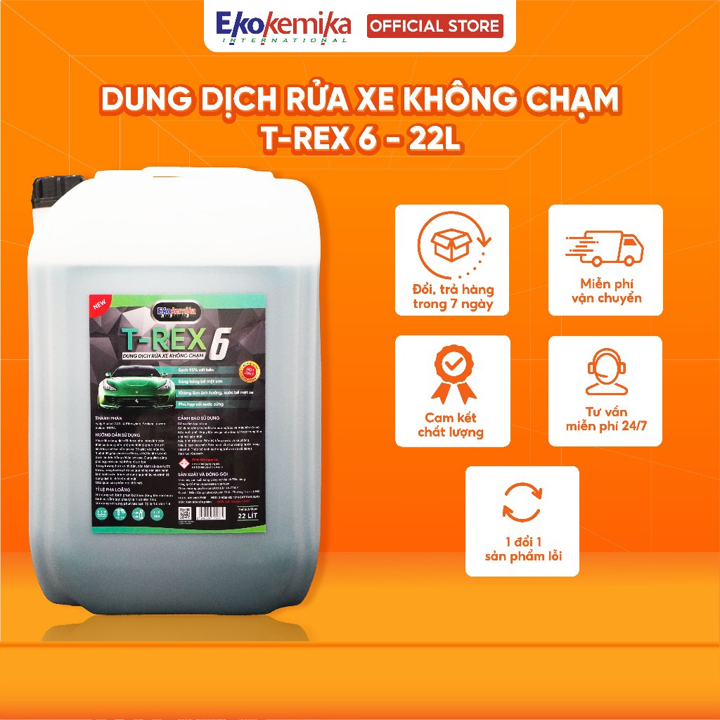 Dung Dịch Rửa Xe Không Chạm Nhập Khẩu Italy Cực Kỳ Nhiều Bọt Ekokemika ...