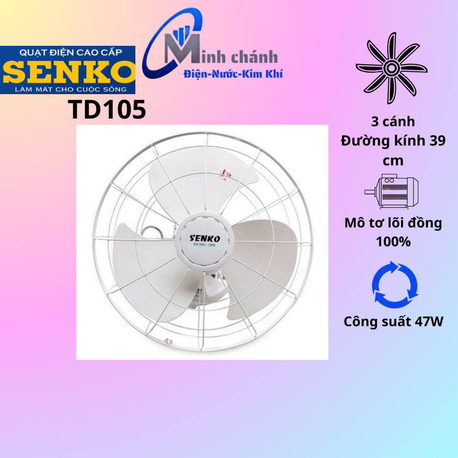 Quạt Đảo Trần TD105 SENKO Bảo Hành 24 Tháng Chính Hãng | Shopee Việt Nam