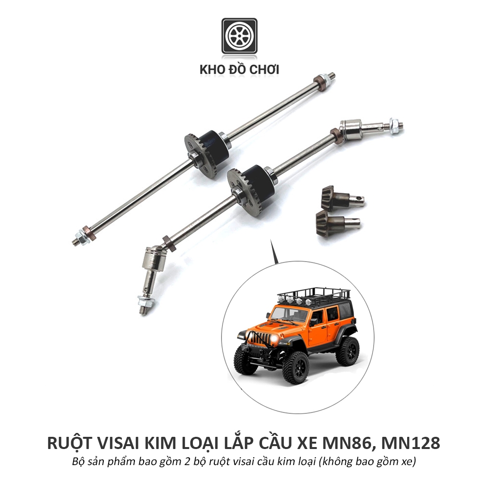 Visai kim loại lắp cầu xe MN86, MN128 tỉ lệ 1:12 | Shopee Việt Nam