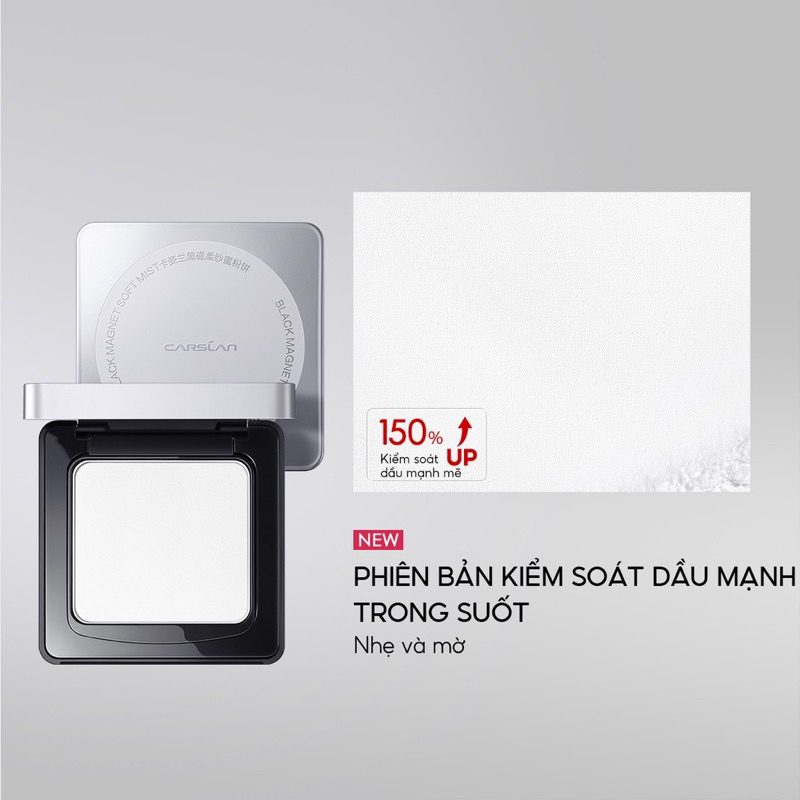 [Carslan] Phấn phủ Carslan Soft Focus Powder hạt phấn mịn cho lớp nền bền màu, kiềm dầu chống ...
