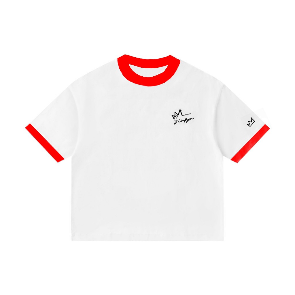 Áo Thun Boxy Thêu Logo SIMPSON Local Brand Áo Thun Unisex Nam Nữ ...