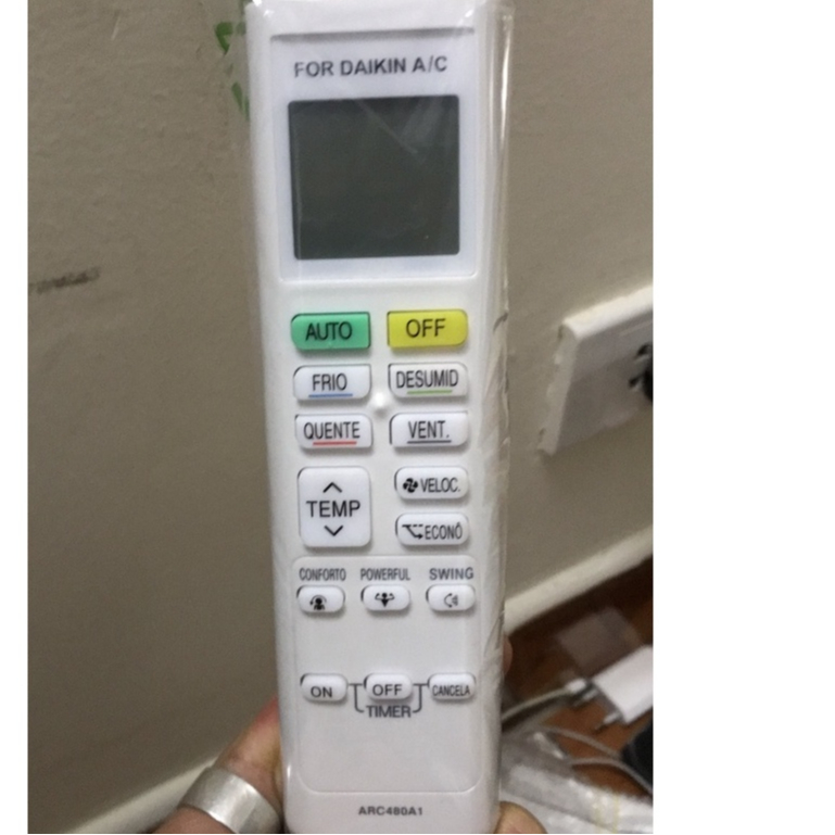 Remote máy lạnh Daikin ga32 Inverter dòng FTKC Series loại nhỏ dài - bh ...