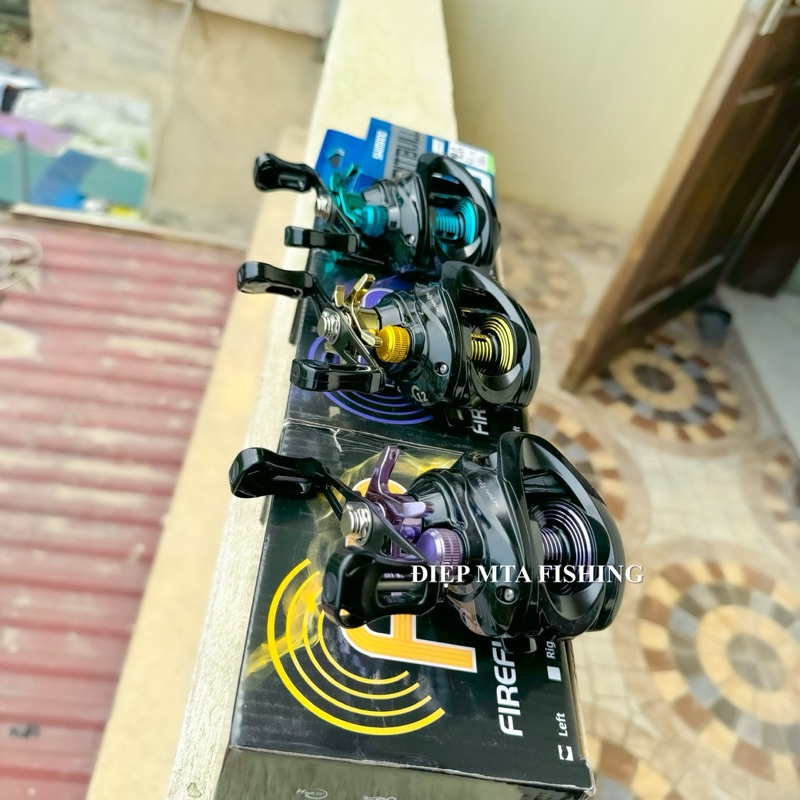 (TẶNG DÙ BITPULL X8 100M ) Máy Câu Cá lure Ngang FR Firefly Rainbow ...