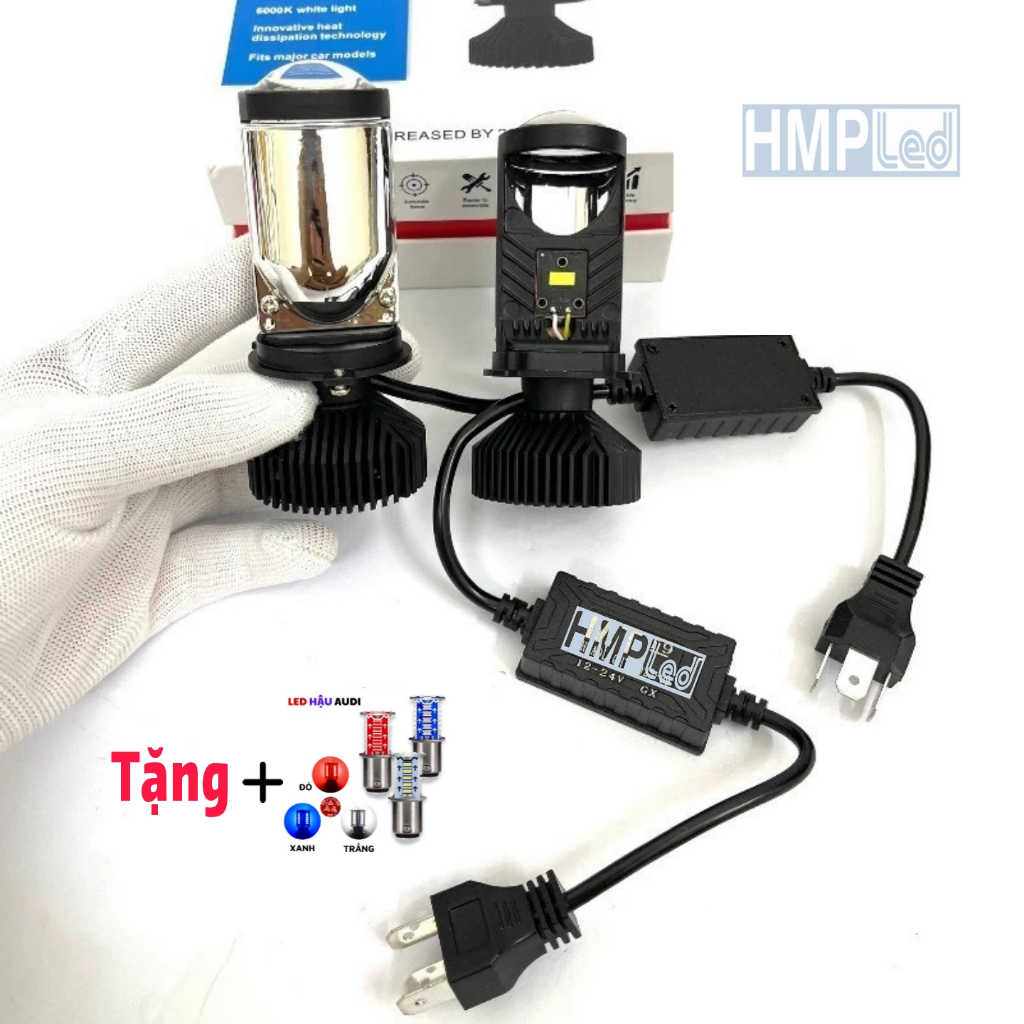 ( Mua Đèn Tặng Hậu AuDi ) Đèn Led Pha Bi Cầu Mini T9 Pro bản cao cấp ...